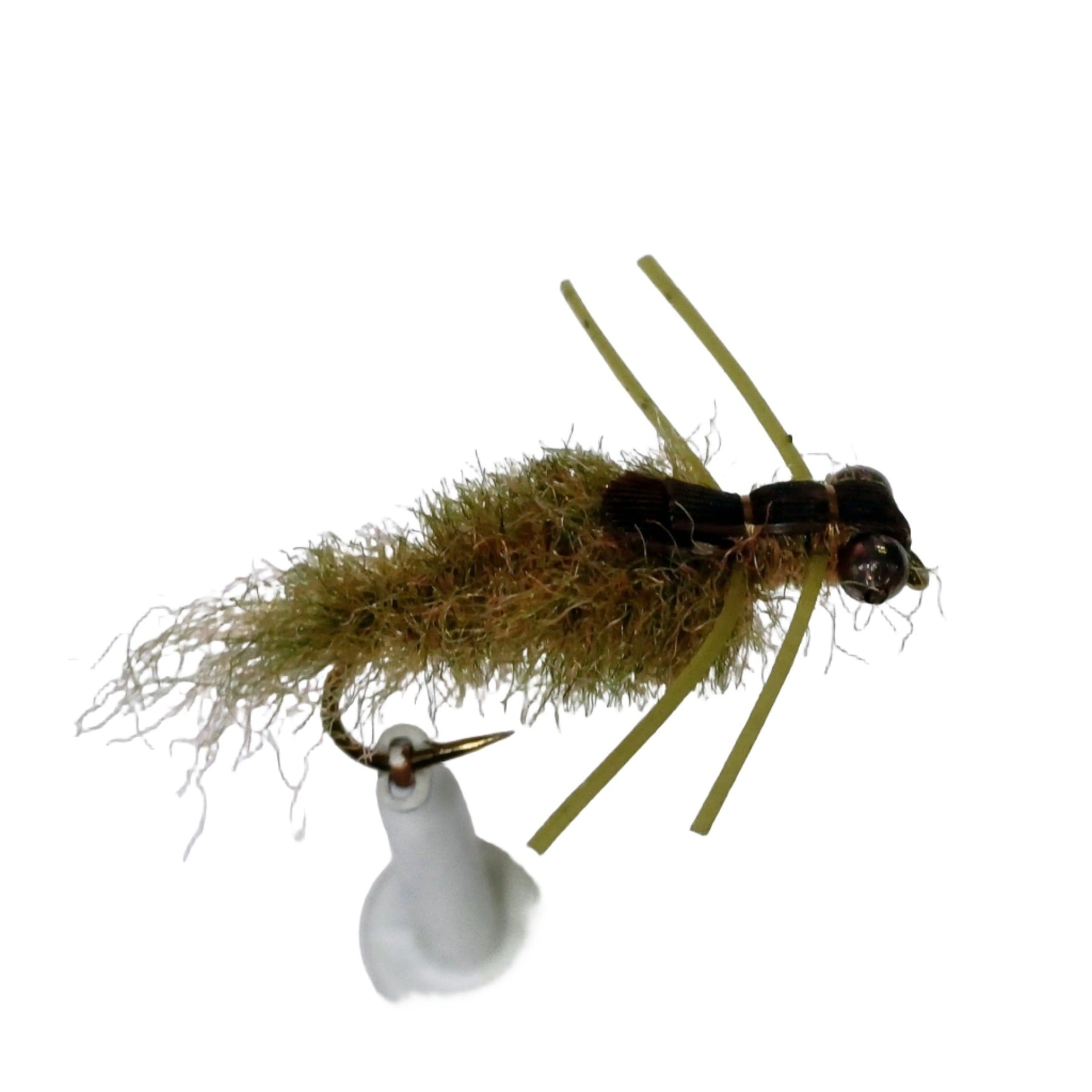 Mudeye - Couta - olive beadhead - flies X 6 – essential Flyfisher