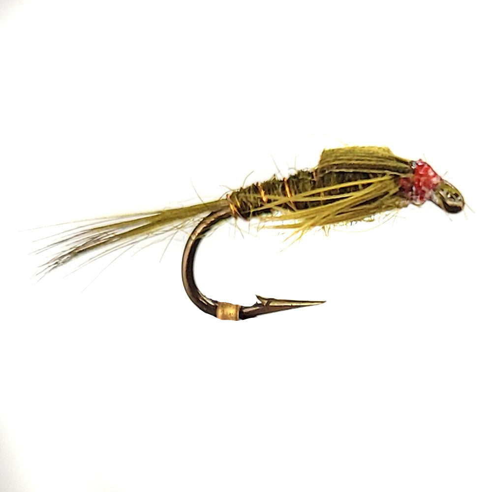 Seals Fur Green Weighted Nymph Flies X 6 – essential Flyfisher