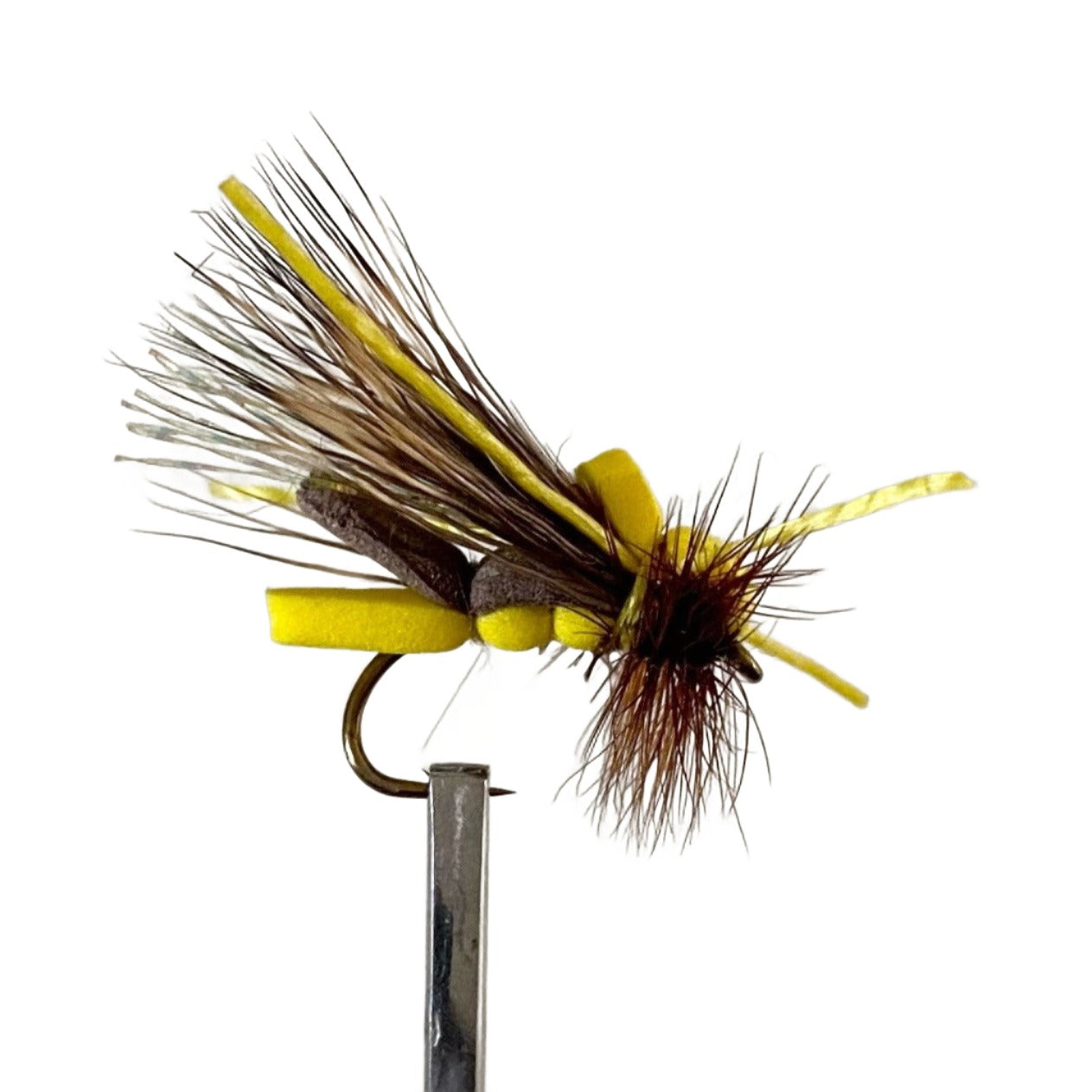Bruisers Bug Yellow Brown Flies X 6 – essential Flyfisher